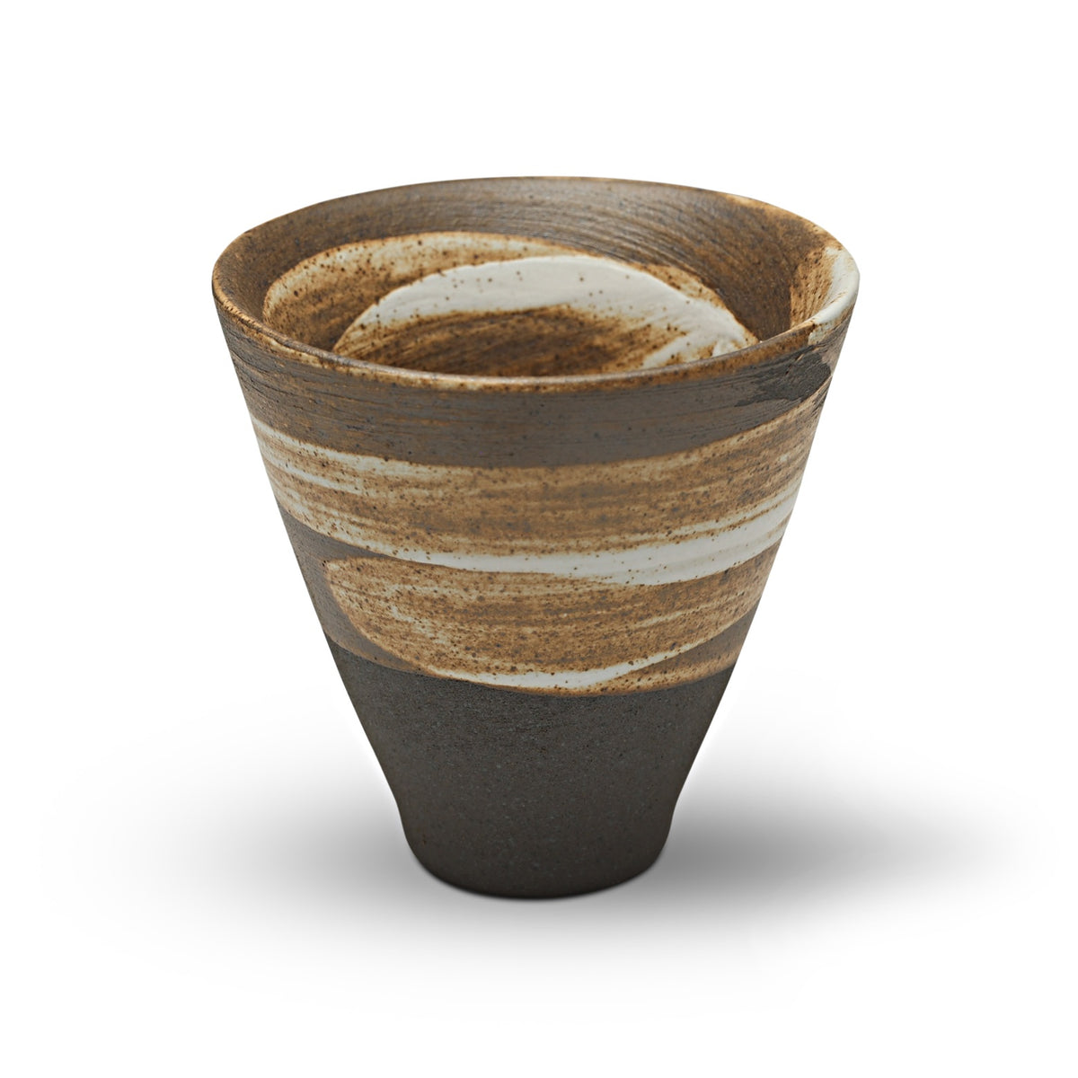 Earthen wave cone cup – Nannuoshan